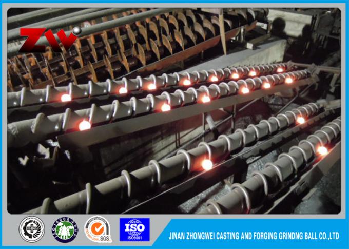 Mineral used forged steel balls B2 B3 60mn material HRC 55-65