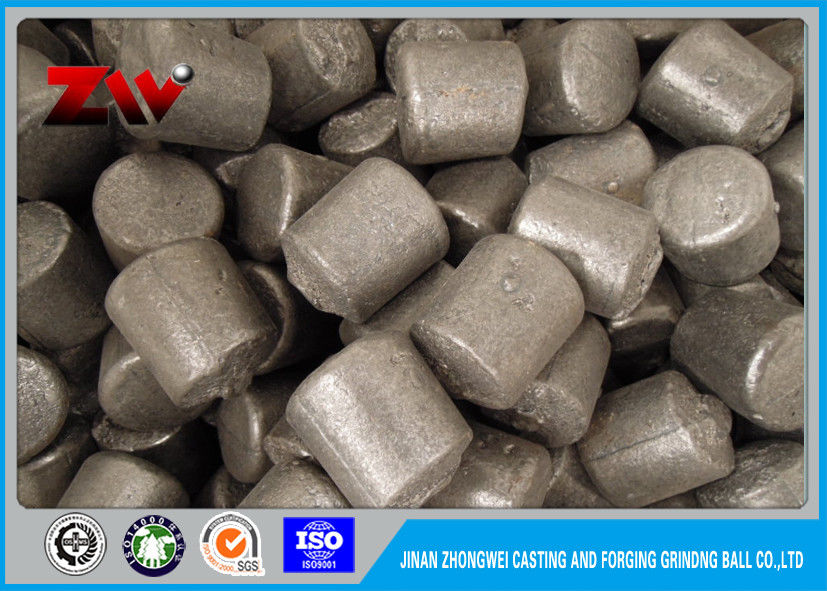 High chromium dia iron cast steel ball with cylpebs grinding media Cr 1-1.5